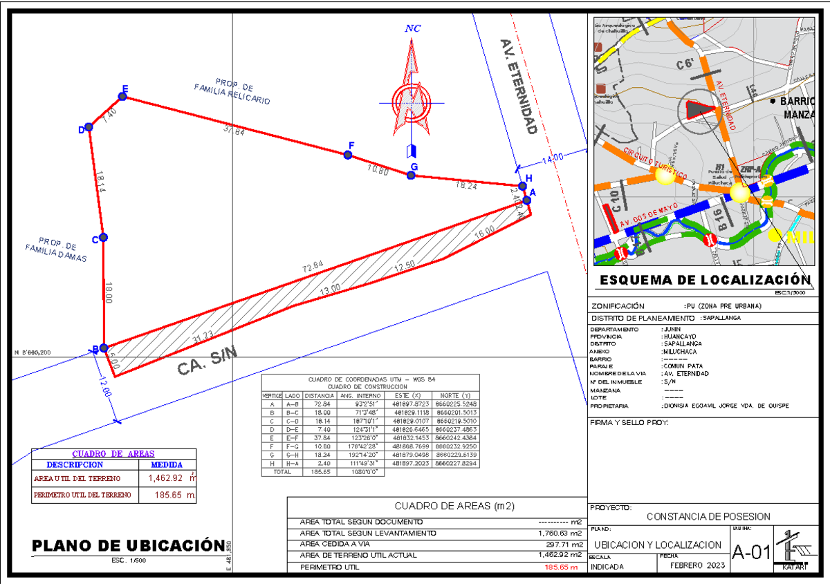 Alejandro-Layout 1 - QUE SERA DEE EKKKA - AV. ETERNIDAD H B C D E F G ...