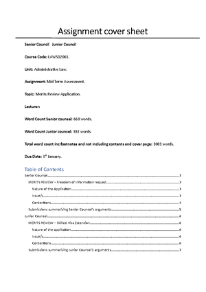 AAT written submissions template - ADMINISTRATIVE APPEALS TRIBUNAL ...