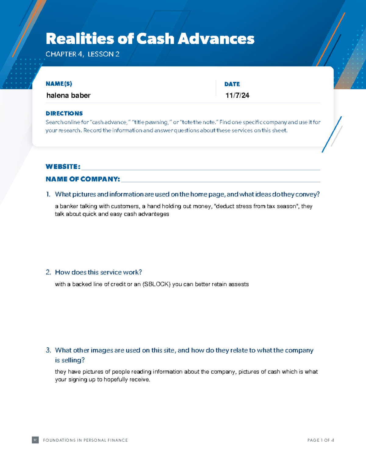 Act-ch04-l02-english - CHAPTER 4, LESSON 2 NAME(S) DATE DIRECTIONS ...