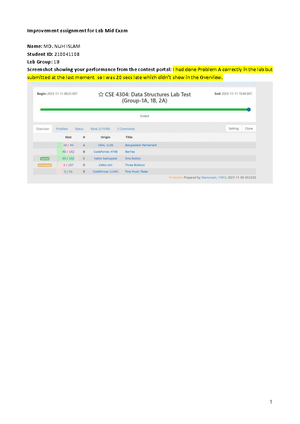 Solution William Stalling - SOLUTIONS MANUAL COMPUTER ORGANIZATION AND ARCHITECTURE DESIGNING ...