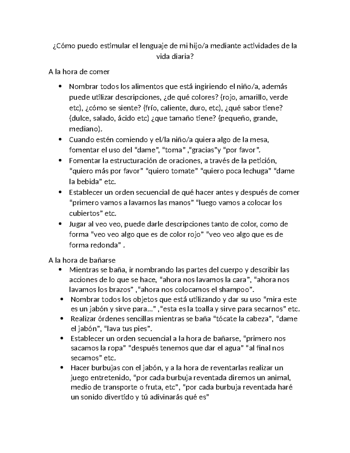 Estimulación del lenguaje - ¿Cómo puedo estimular el lenguaje de mi ...