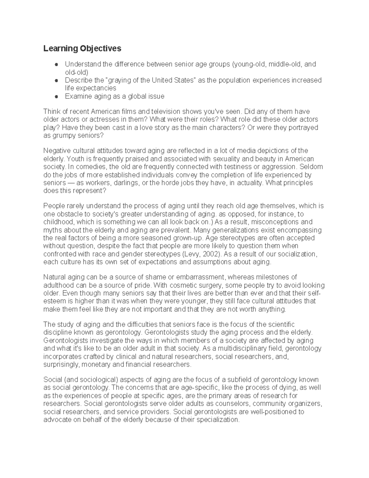 Chapter 13.1 Notes - Learning Objectives Understand the difference ...