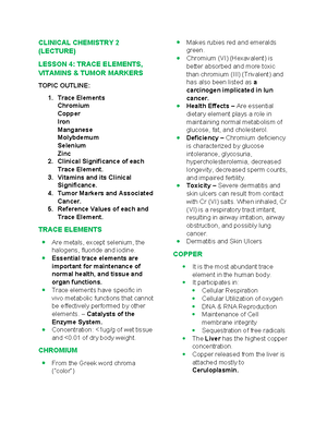 CC Notes 2023 2 - L .JUCO CLINICAL CHEMISTRY COMPREHENSIVE REVIEW NOTES ...