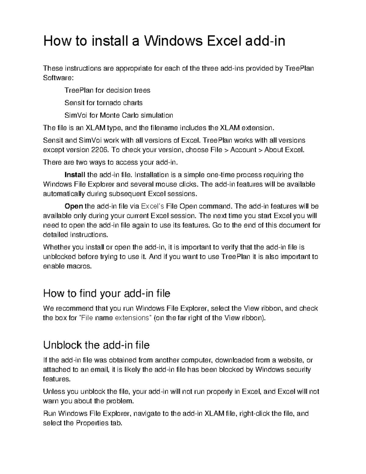 How To Install Windows Excel Addin How To Install A Windows Excel Add In These Instructions
