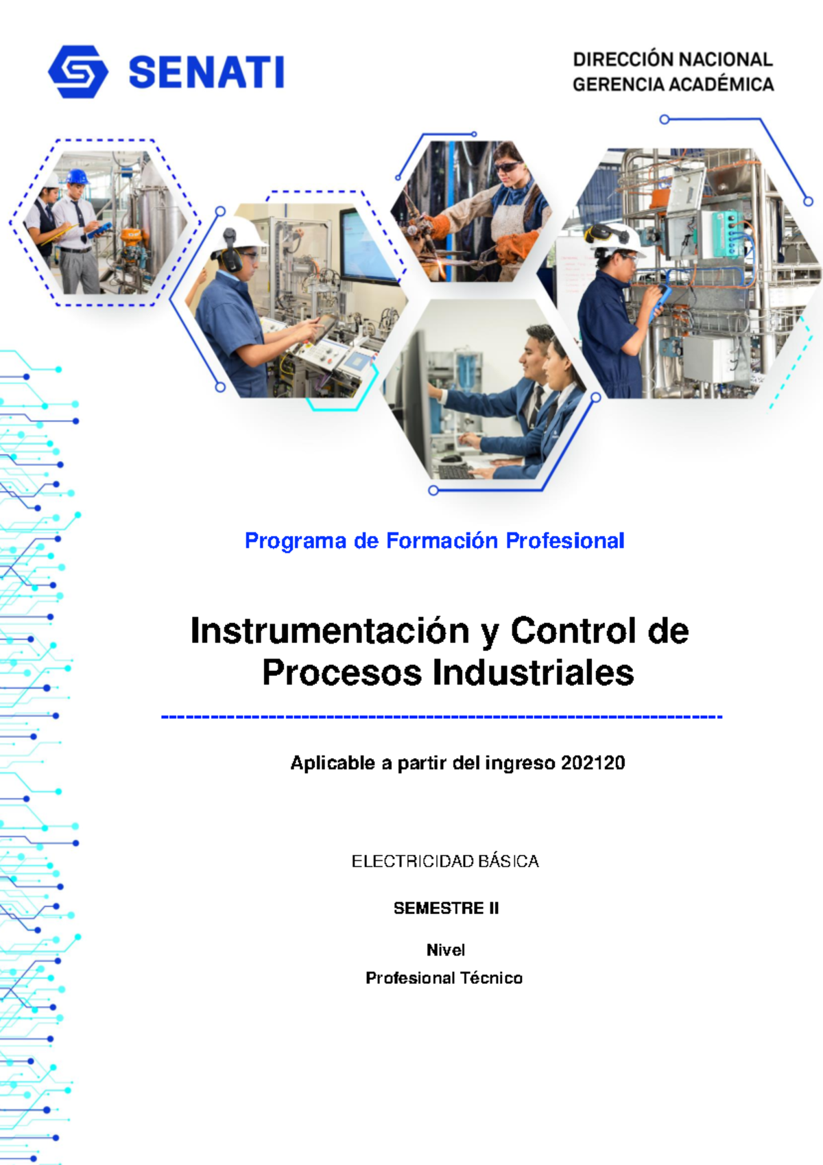 EICD EICD-202 Contenido - Instrumentación y Control de Procesos ...