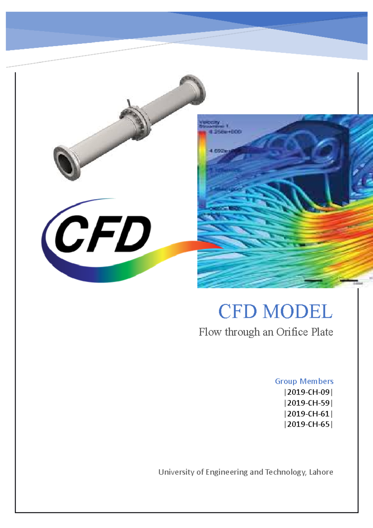 CFD simulation of flow through an orifice plate - University of Engineering and Technology ...