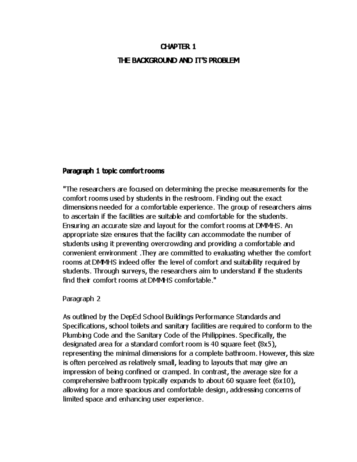 Chapter 1 the problem and its background Sep 232023 - CHAPTER 1 THE BACKGROUND AND IT’S PROBLEM ...