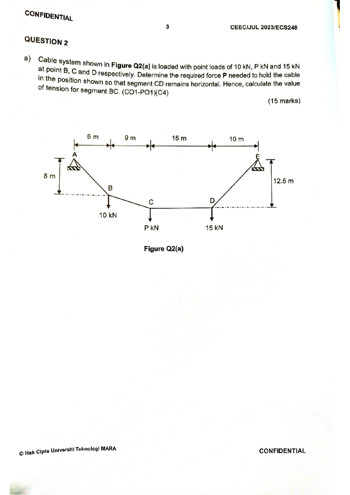 Past year ecs248 - Structural analysis - Studocu