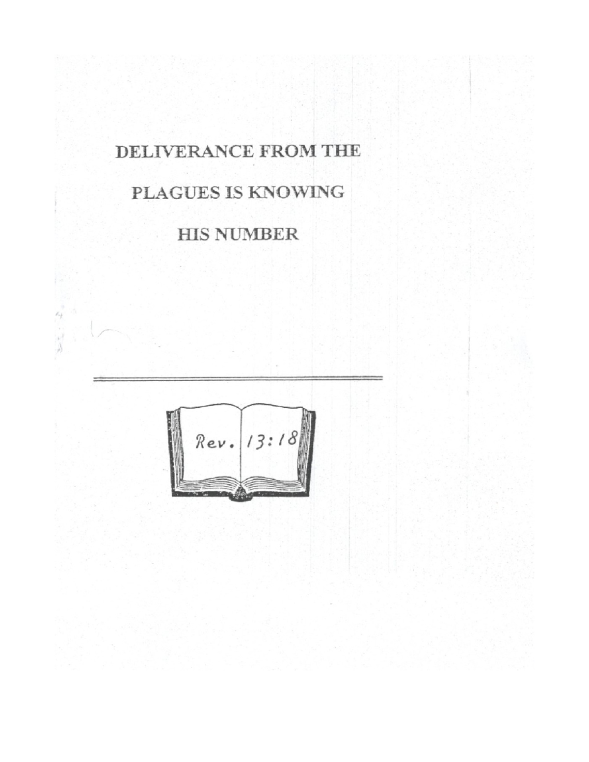 Deliverance from plaques is knowing his number - computer science - Studocu