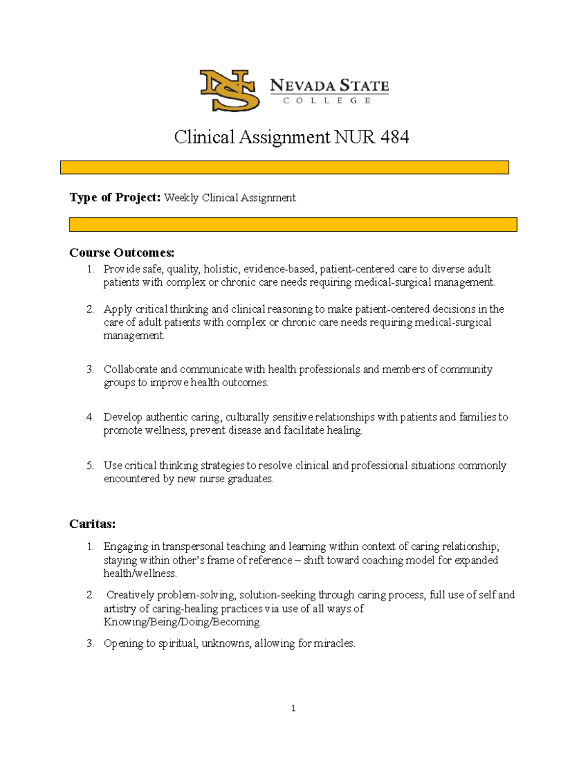Comprehensive Clinical Assignment 1- AAA BBB CCC DDD EEE - 8200:100 ...