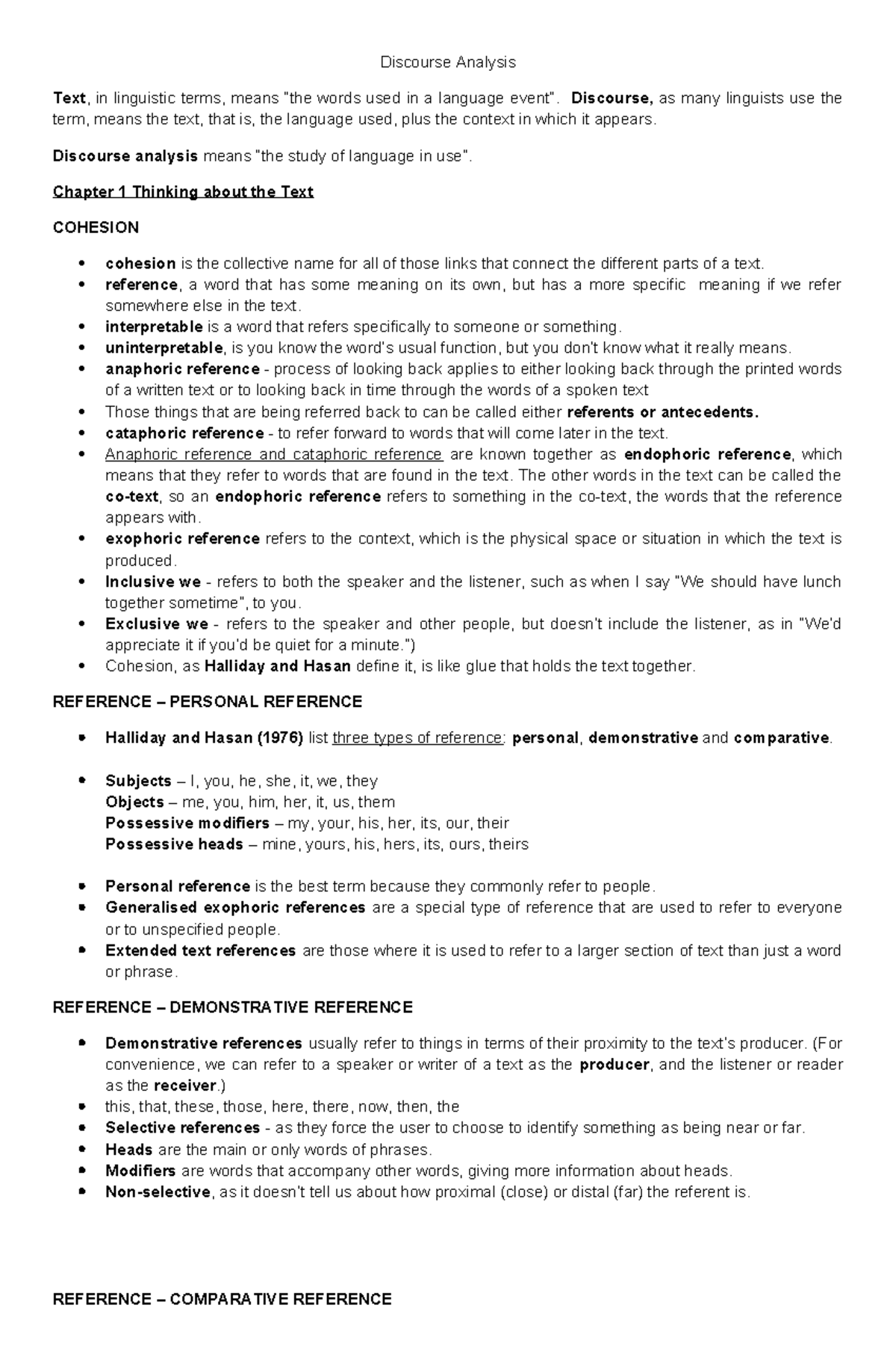 Elec 2 Unit 1 5 Reviewer About Discourse Analysis Discourse Analysis Text In Linguistic