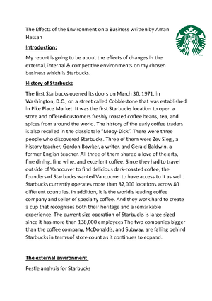 Two Contrasting Businesses Assignment - the success of contrasting ...
