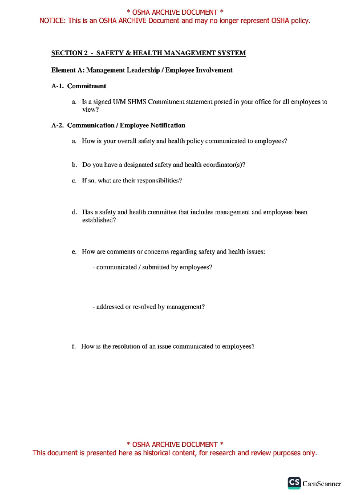 OSHA Field safety and health manual p4 - Studocu