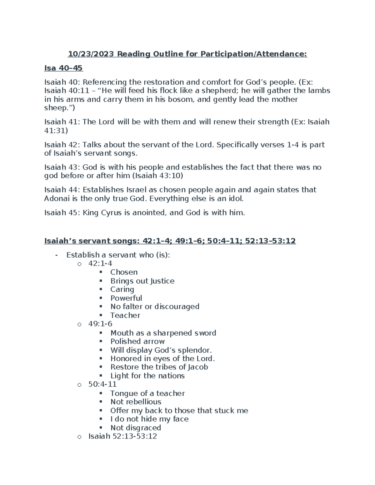 10:23:2023 Reading outline - 10/23/2023 Reading Outline for ...