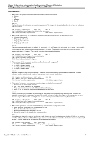 Exam View - Chapter 12 - Test bank - Chapter 12: Drugs Affecting the ...