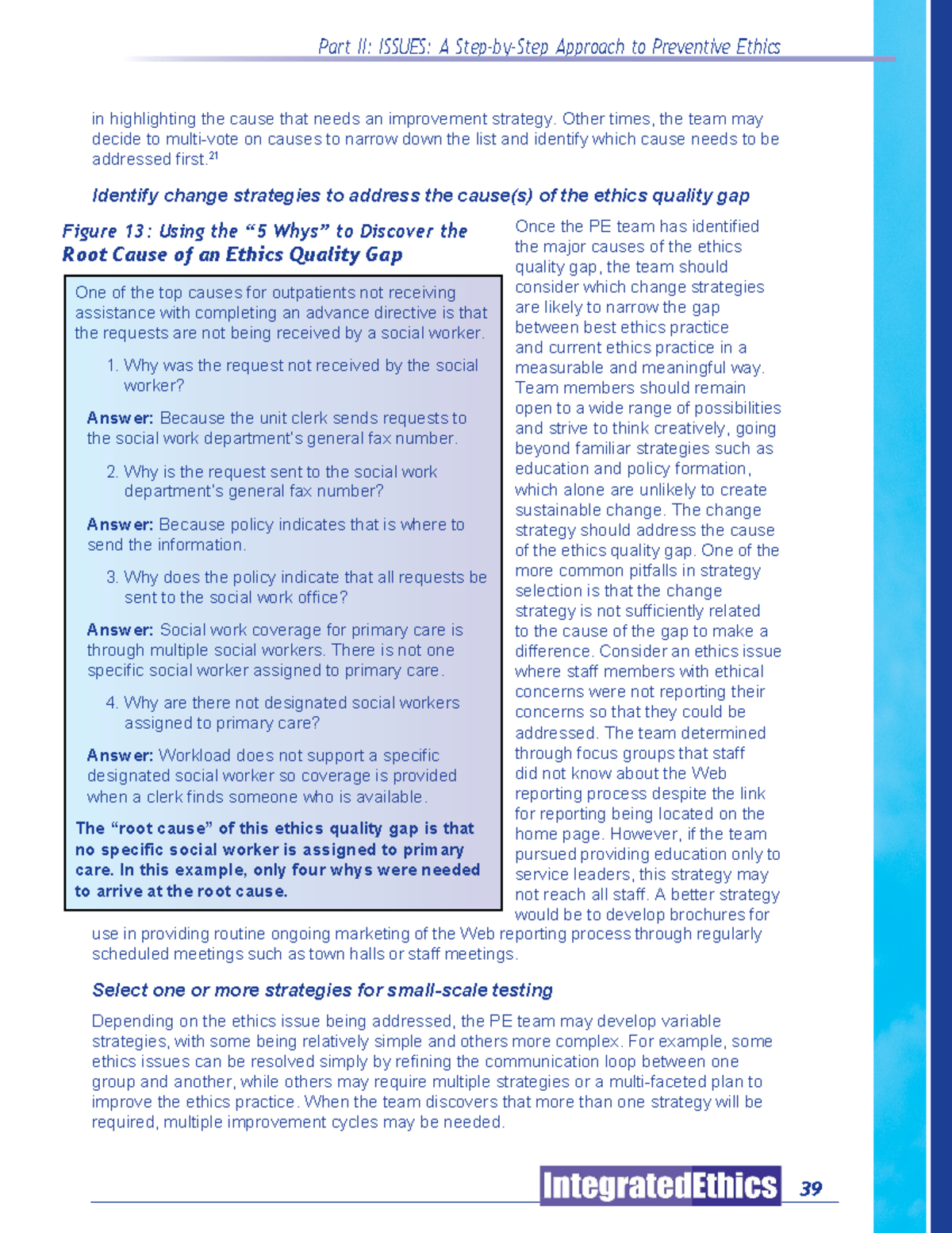 Evaluate and Adjust - Ethics examines the rational justification for ...