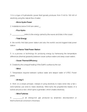 Assign 7 - Power Plant Design with Renewable Energy Problem Solving ...