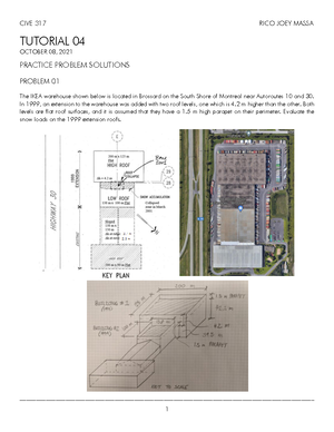 Homework 1 - HW1 - CIVE 317 – Structural Engineering 1 Dr. Yazhou (Tim) Xie Fall 2024 Homework 1 ...