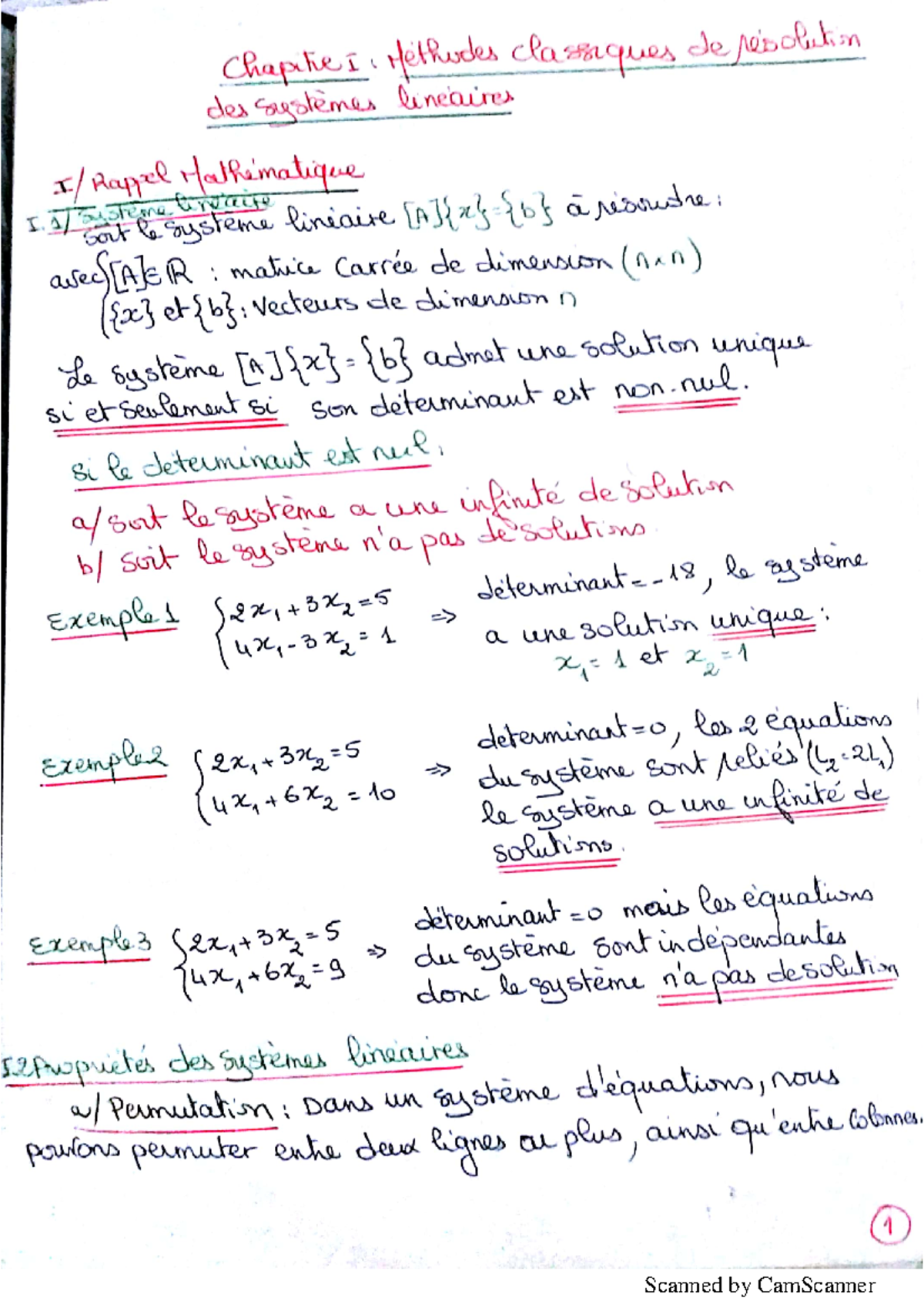 Chapitre 1 Méthode Numérique - Logique mathématique - Studocu