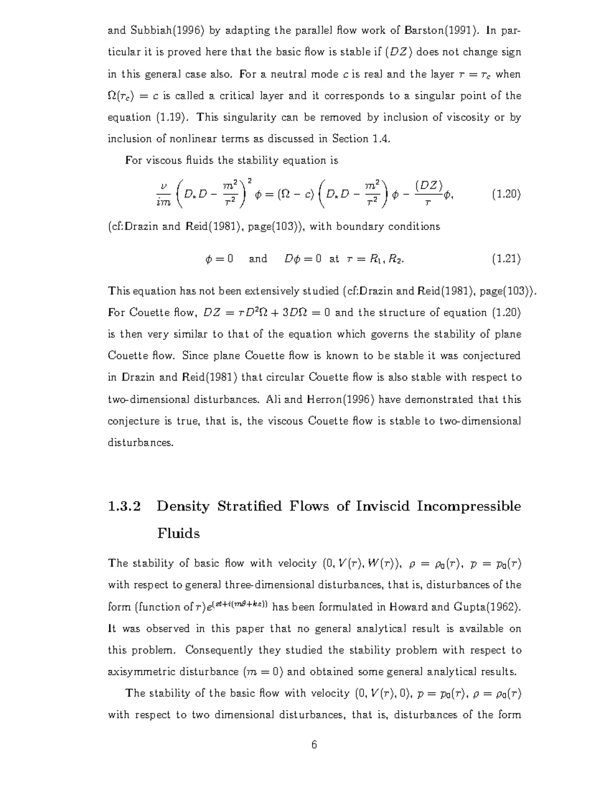 Nonlinear Instability Analysis-2 - and Subbiah(1996) by adapting the parallel flow work of - Studocu