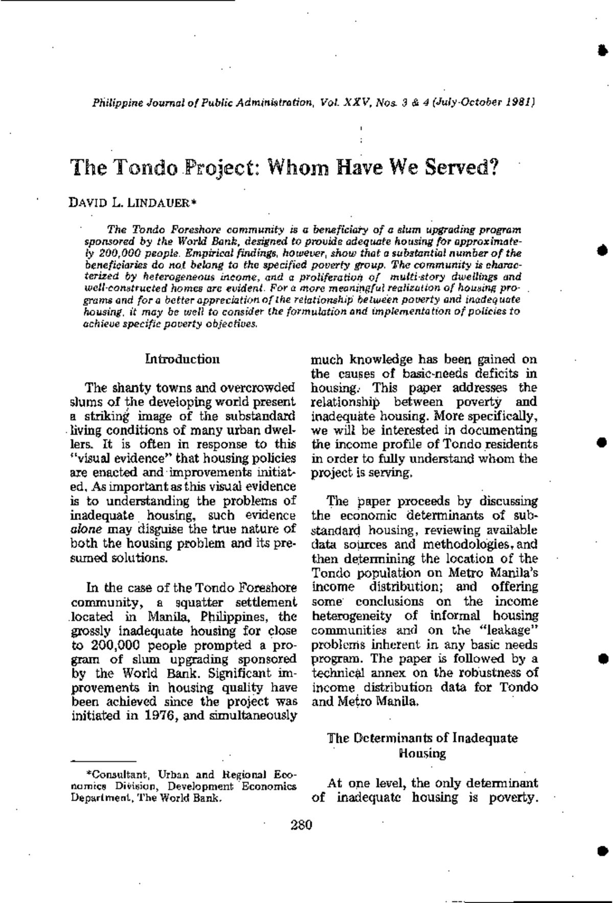 10 The Tondo Project - You can use - Philippine Journal of Public ...