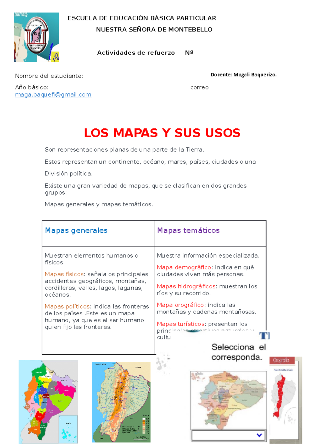 Mapas - Apuntes 221 - ####### ESCUELA DE EDUCACIÓN BÁSICA PARTICULAR ...
