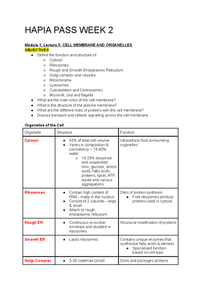 Hapia Tutorial 5 - Student Notes - HAPIA Tutorial 5 Module 4 ...