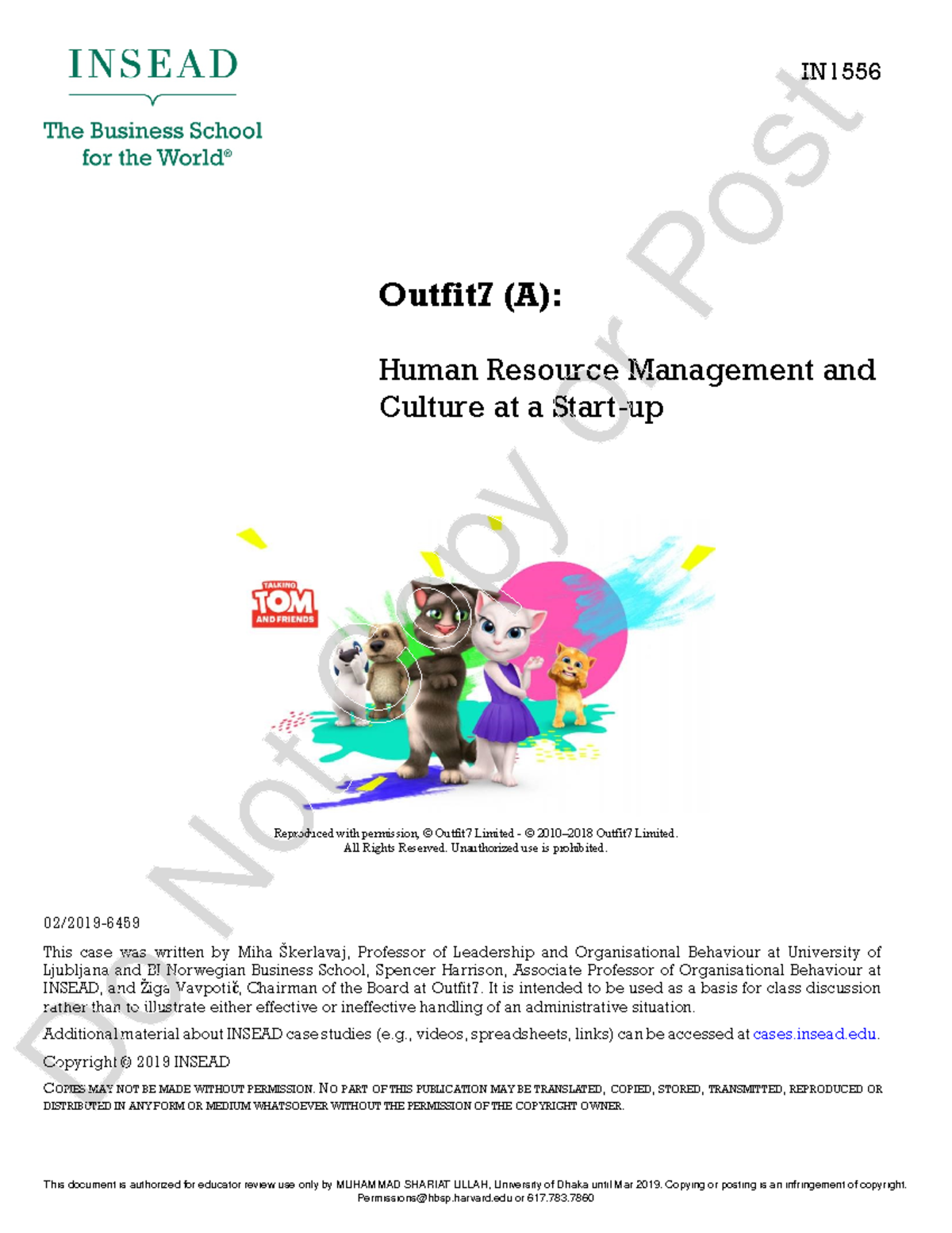 Case PDF TOM - Do you think a standardized marketing would work for ...