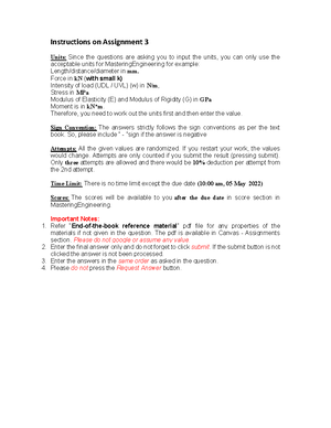 Instructions on Assignment 2-2 - Instructions on Assignment 2 Units ...