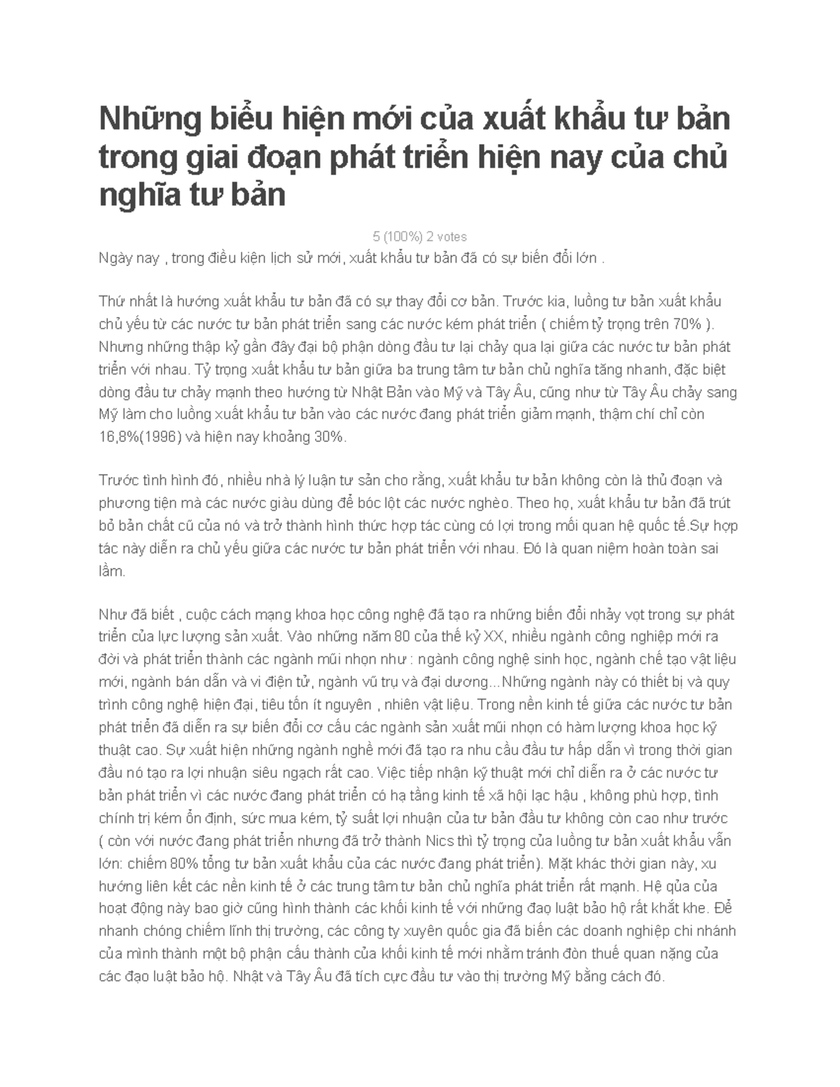 XKTB bie u hie n mo i - ádasds - Những biểu hiện mới của xuất khẩu tư ...