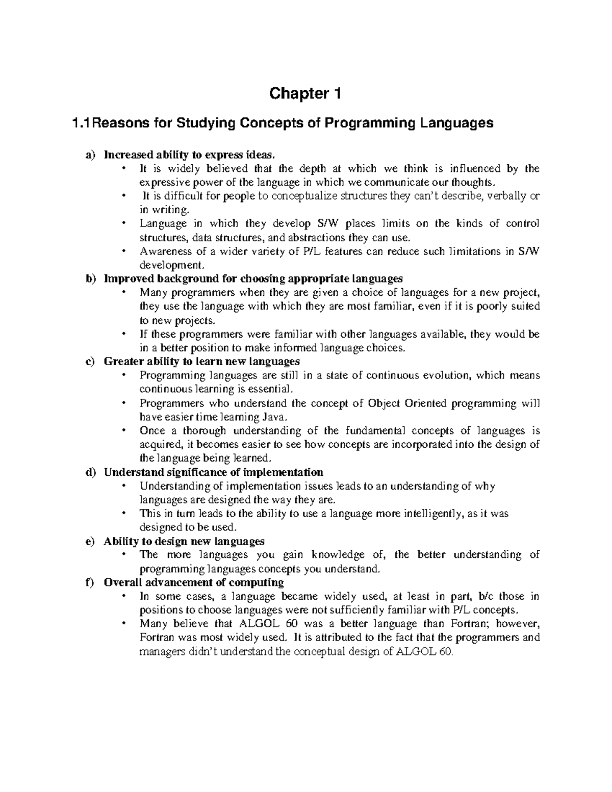 315380615 Principles of Programming Languages Lecture Notes Unit 1 ...
