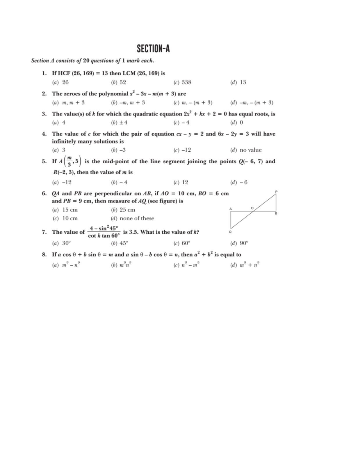 Objective - BSc maths hons - Studocu