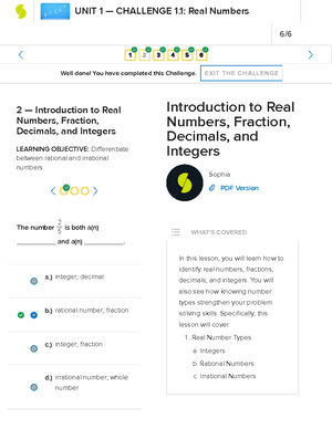 sophia introduction into college math - 1 — MATH1020: The 10 ...