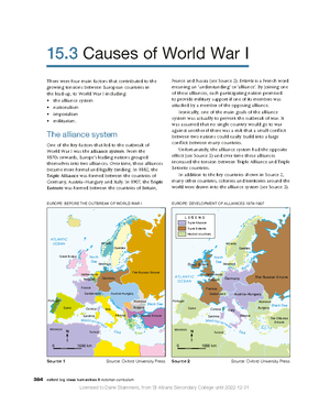 Yr 9 WW1 Source Analysis Assessment - WW1 Life in the Trenches - Source ...