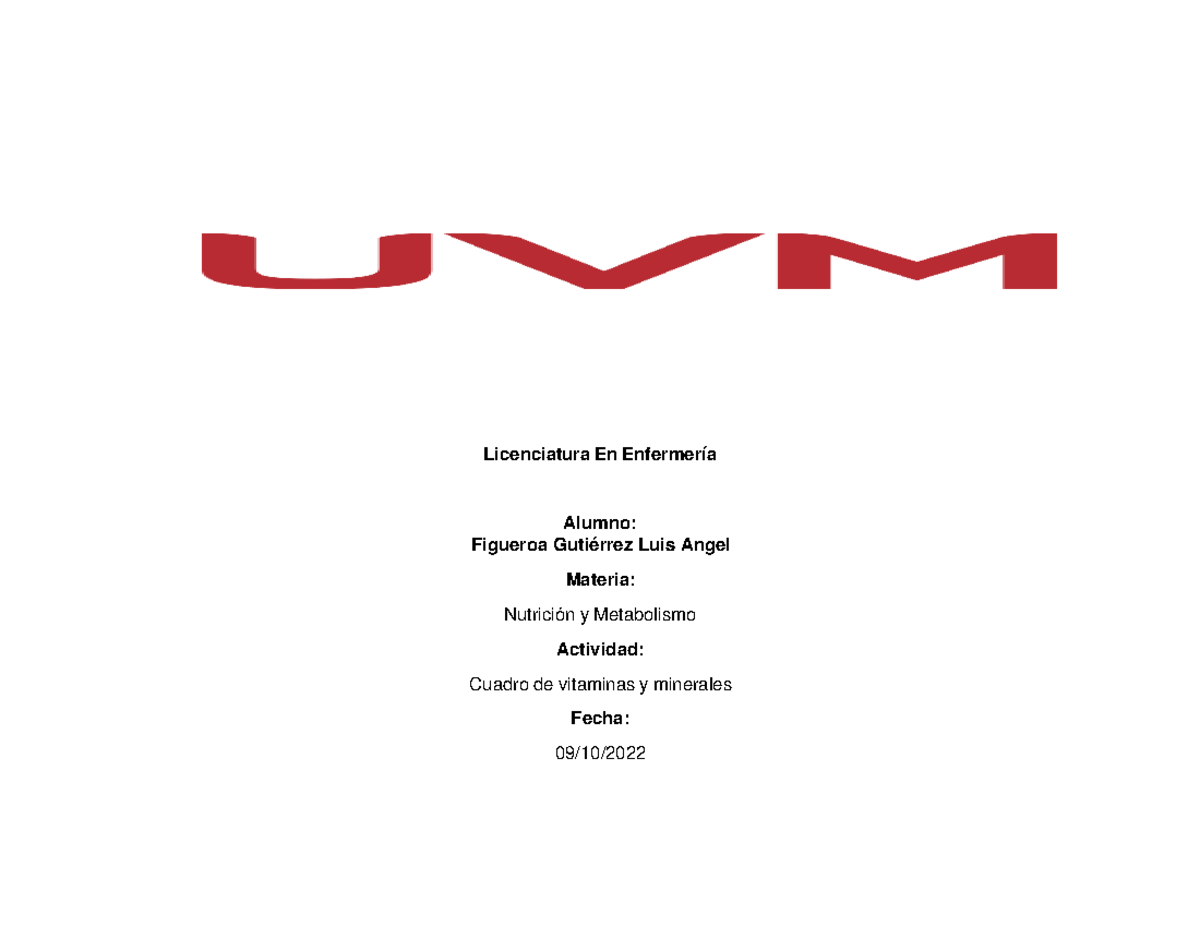 A#10 LAFG - Actividad 10 SP - Licenciatura En Enfermería Alumno ...