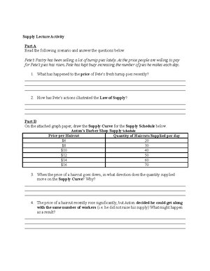 Equilibrium - This is coursework for Intro. To Economics. - Equilibrium ...