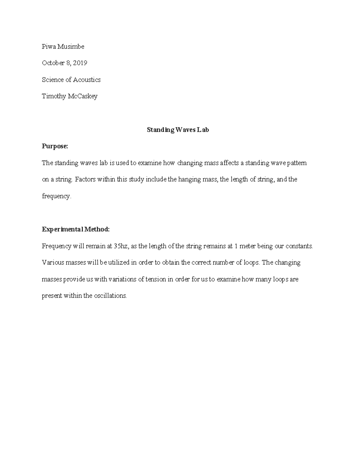 SOA Lab Three - lab assignment - Piwa Musimbe October 8, 2019 Science ...