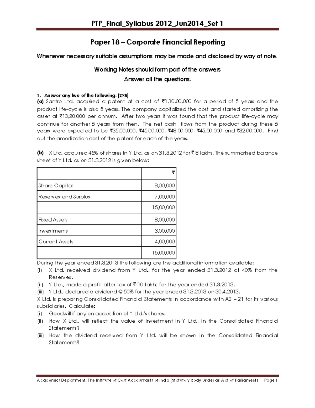 Paper 18 - dasd - Paper 18 – Corporate Financial Reporting Whenever ...