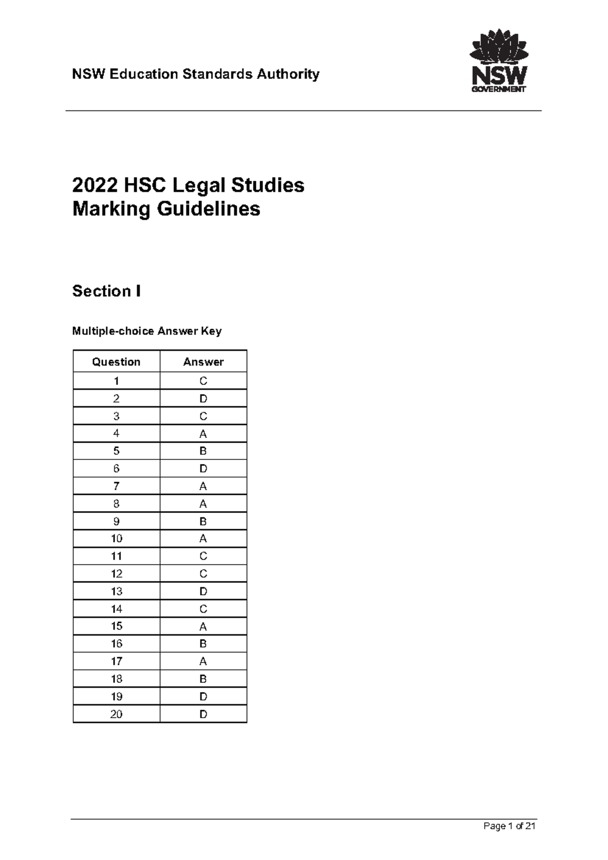 2022 hsc legal studies mg - NSW Education Standards Authority 2022 HSC ...