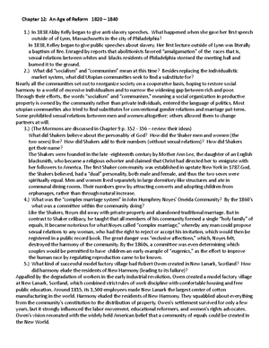 Foner 5 Ch 15 - History 1 assignments reading question answers ...