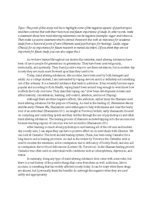 Hums 3 - course work - Tony Rourke HUMS 150 Module 3 Written Assignment ...