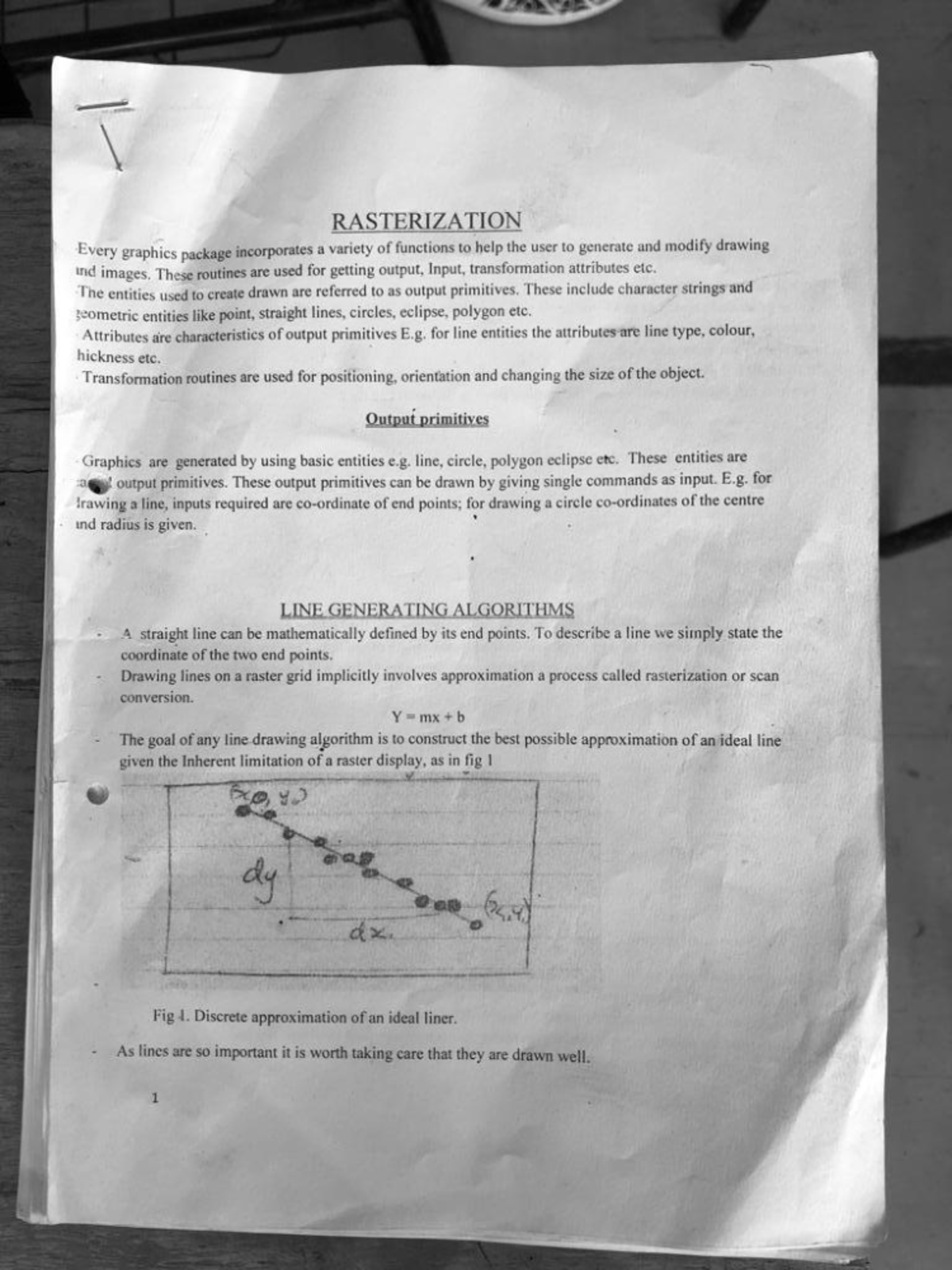 Computer Graphics -Rasterization - Information technology - Studocu