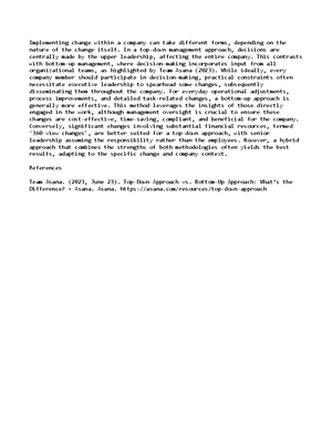 Week 04 Module Four 4-2-Short-Paper Logistics - Module Four: 4-2 Short ...