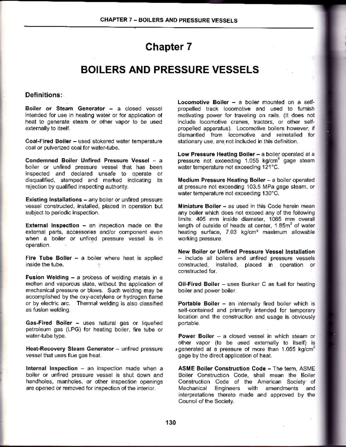 IMG 0138 PSME Code 2008 130 - CHAPTER 7 - BOILERS AND PRESSURE VESSELS ...