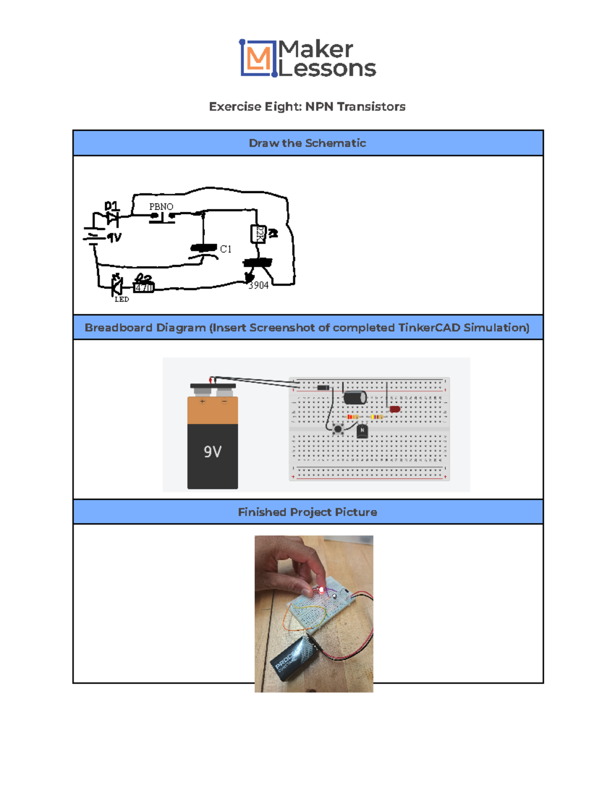 Kami Export - Exercise 8 NPN Transistors - Exercise Eight: NPN ...