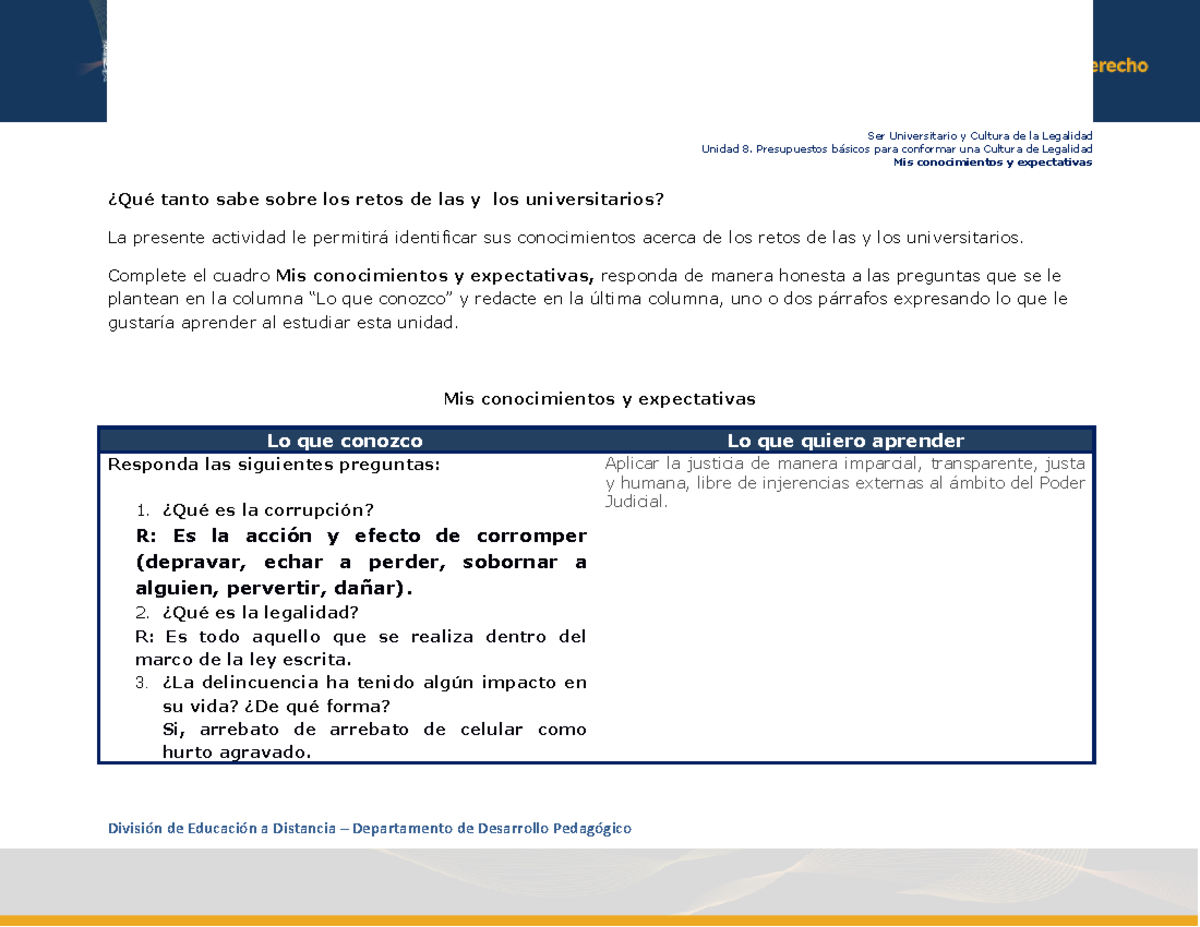 Valenciaa a1u8 sucl - apuntes - Ser Universitario y Cultura de la ...