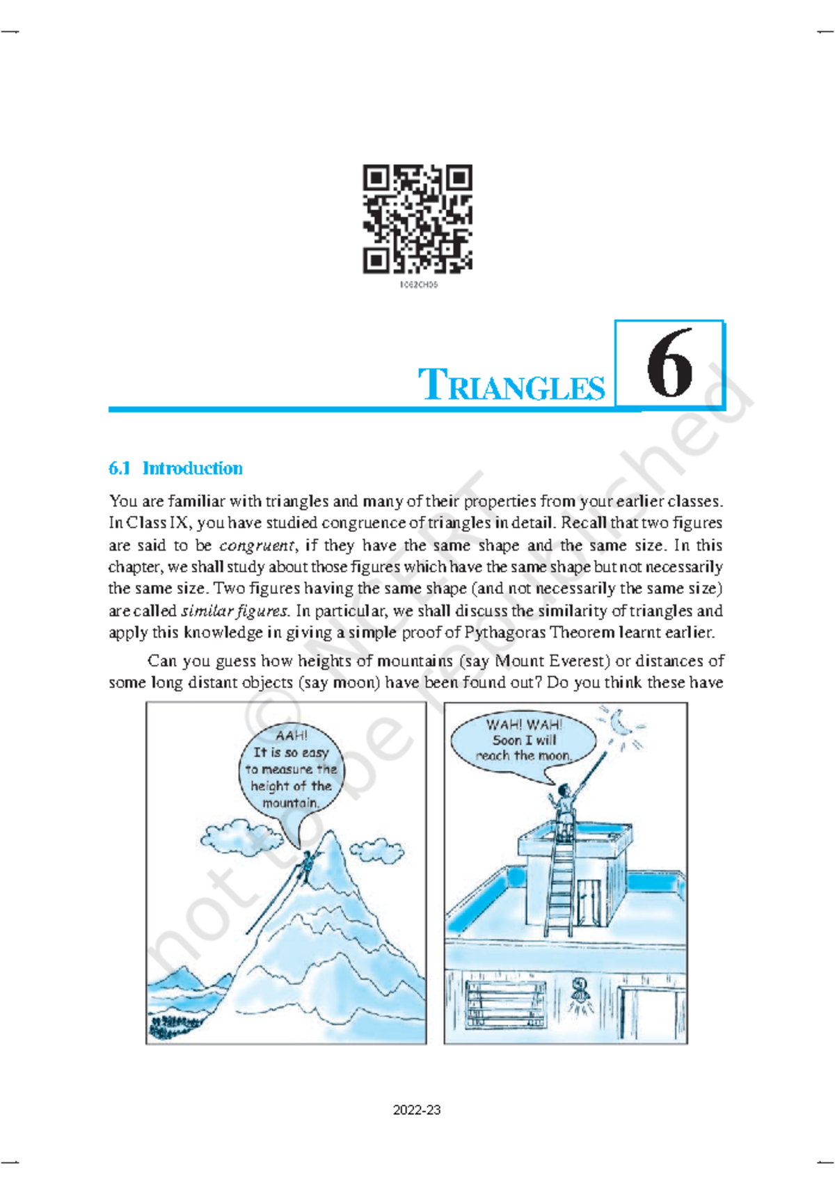 Jemh106 - test - TRIANGLES 117 6 6 Introduction You are familiar with ...
