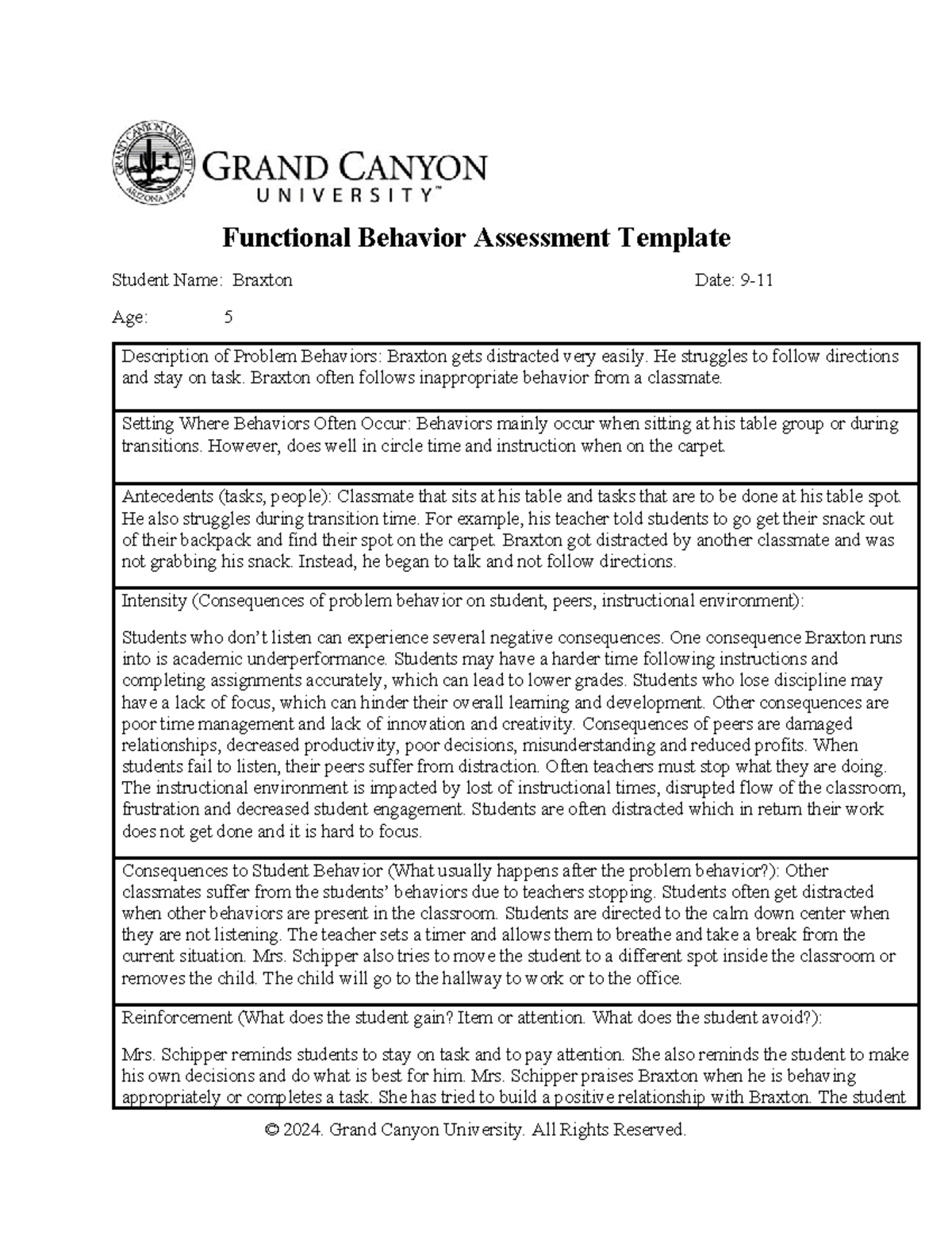 ECS-550-T3-Functional Behavior Assessment Template - Functional ...