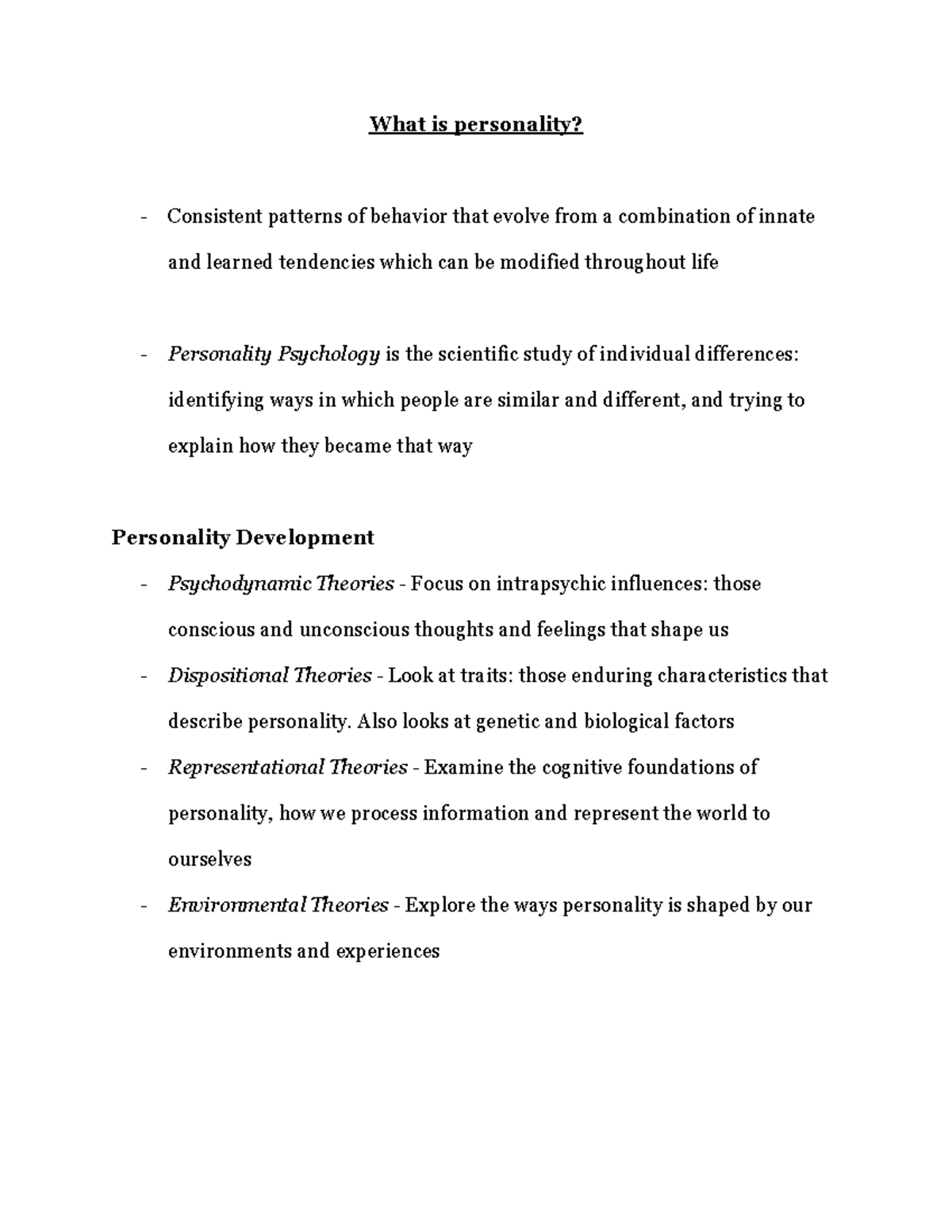 Psych Unit 3 What Is Personality Consistent Patterns Of Behavior psych-unit-3-what-is-personality-consistent-patterns-of-behavior