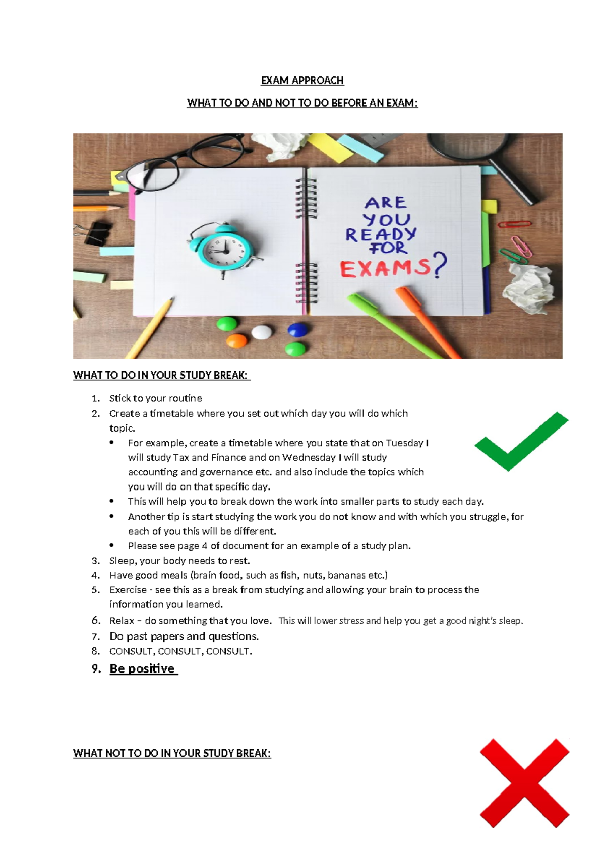 Guidance TO Write AN EXAM IN 2nd YEAR - EXAM APPROACH WHAT TO DO AND ...